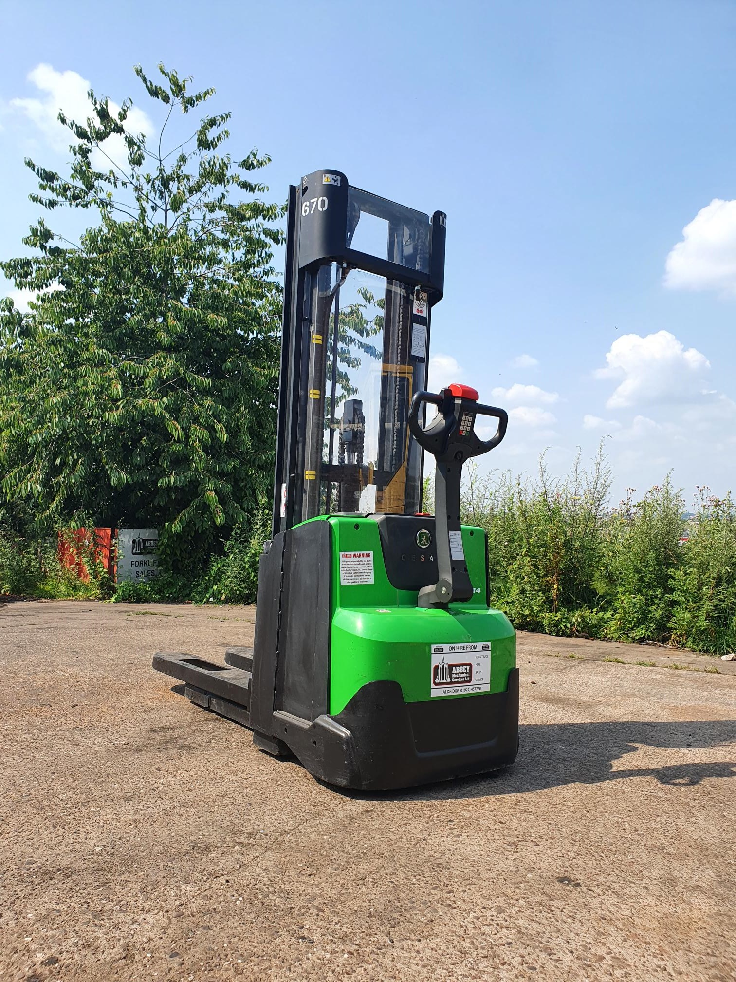 Pedestrian (Hire) - Fork Lift Hire and Sales - Abbey Mechanical